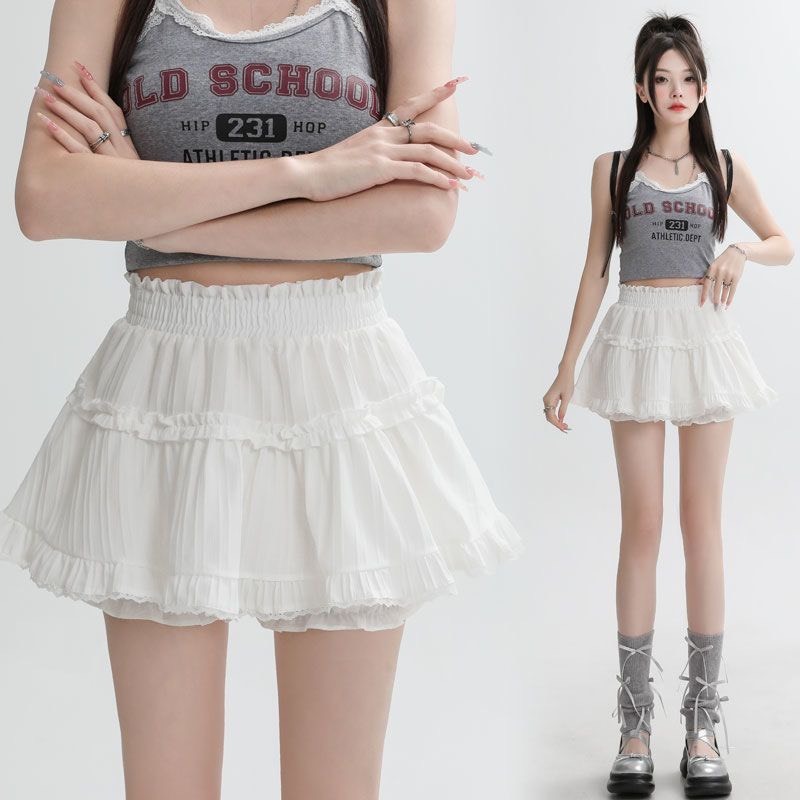 Bella Skirts Spread 3-storey Elastic Waistband With Lace Protection ...