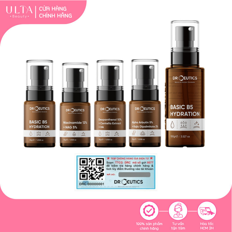 Drceutics Basic B5 Hydration Moisturizing, Soothing, Brightening Essence (30g, 100g) | Shopee ...