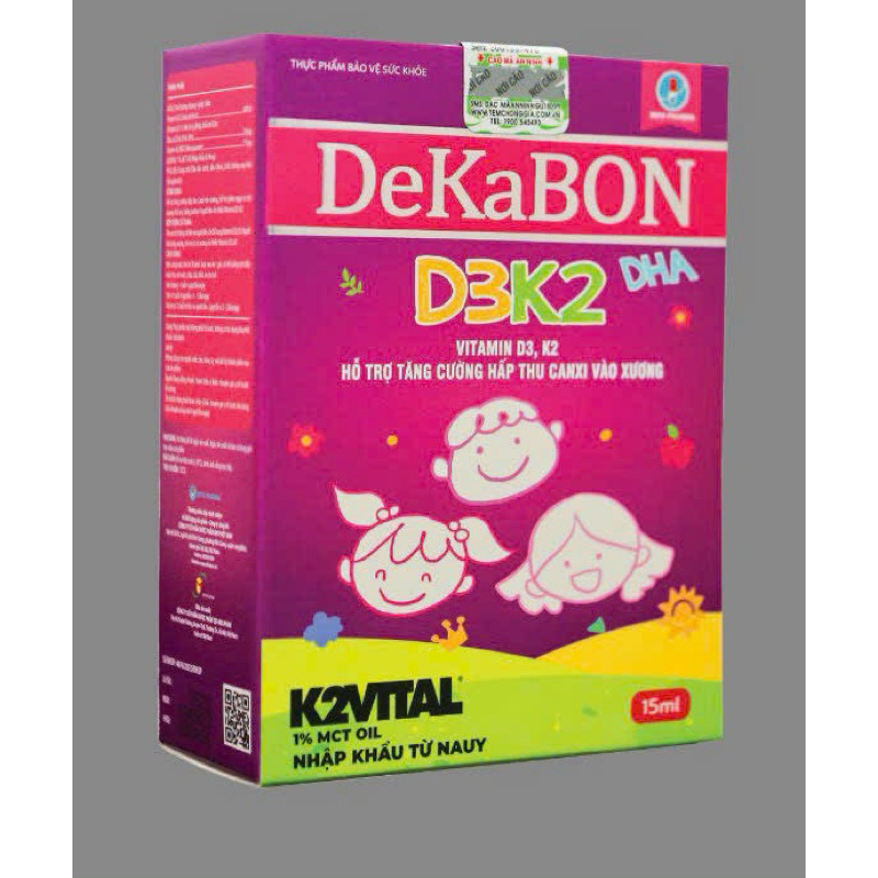 Vitamin Dekabon D3K2 Supports Babies To Eat Well, Supplement Vitamins ...
