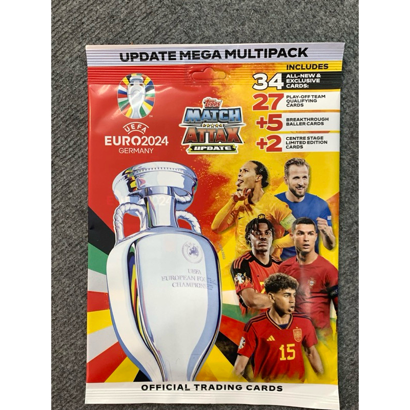 Match Attax Euro 2024 Update Mega Multipack Card Pack | Shopee Malaysia