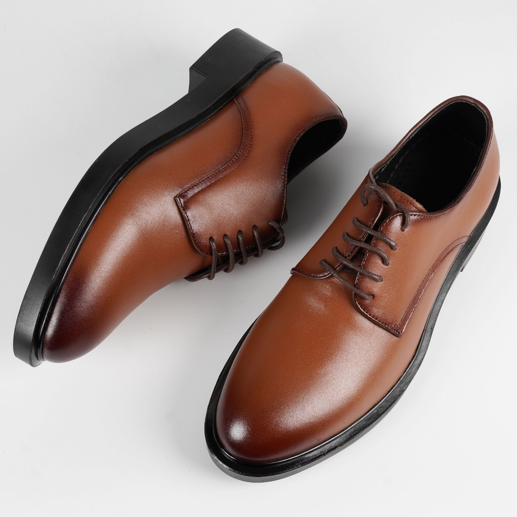 100% Genuine Cowhide Foreman Shoes, G42 Solid Rubber Sole, Masculine ...