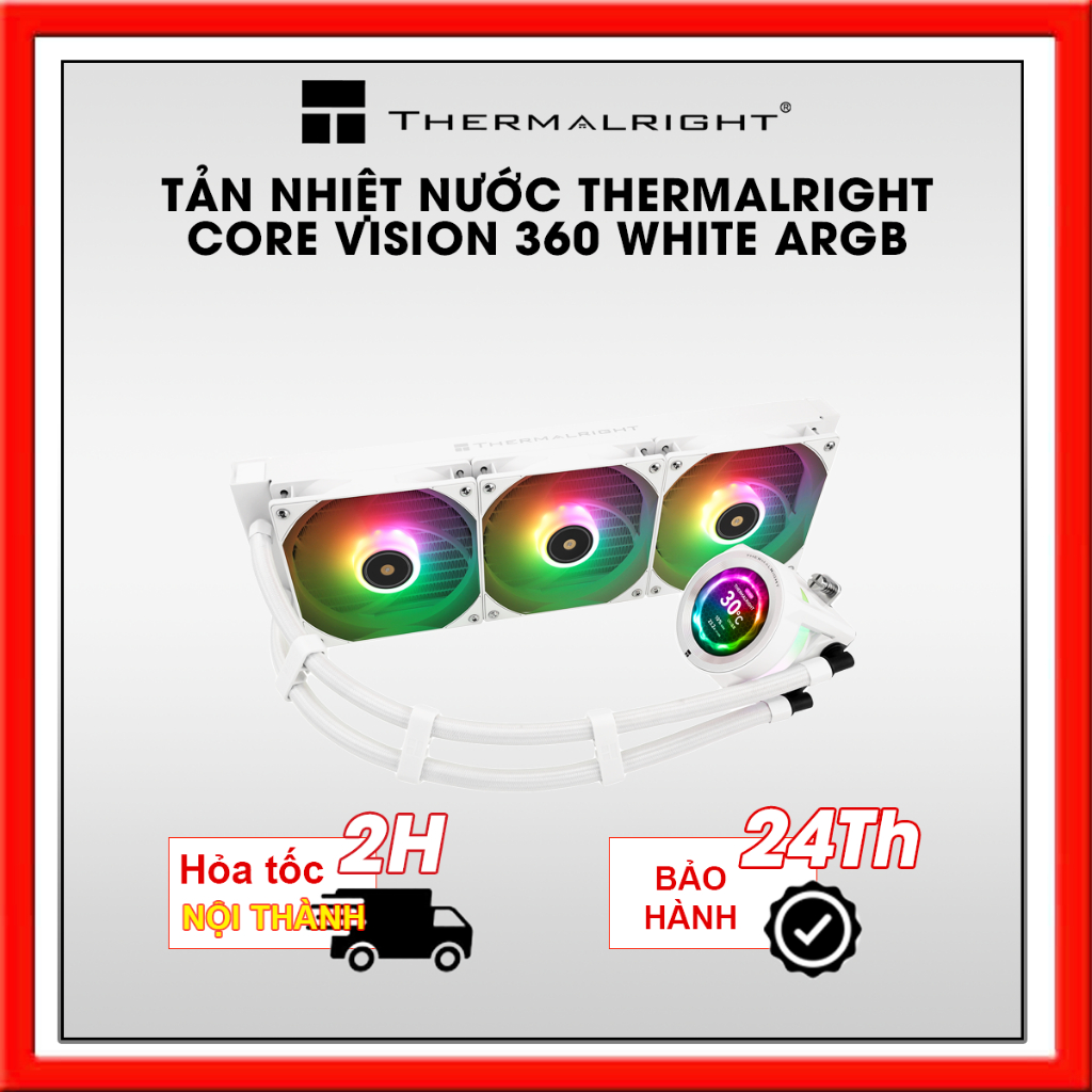 Thermalright CORE VISION 360 WHITE ARGB WATER COOLER | Shopee Malaysia