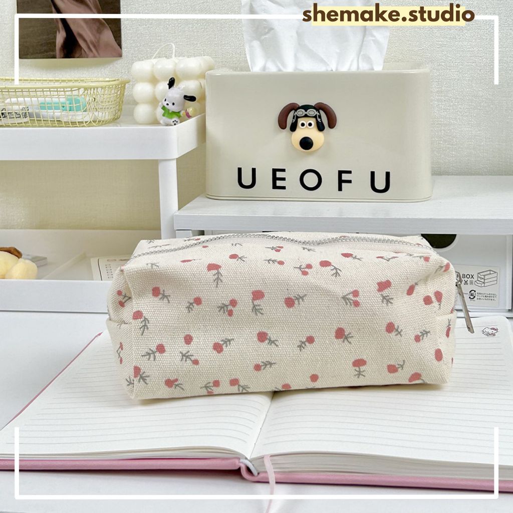 [HB232] Pen box, school supplies box, stationery box with large ...