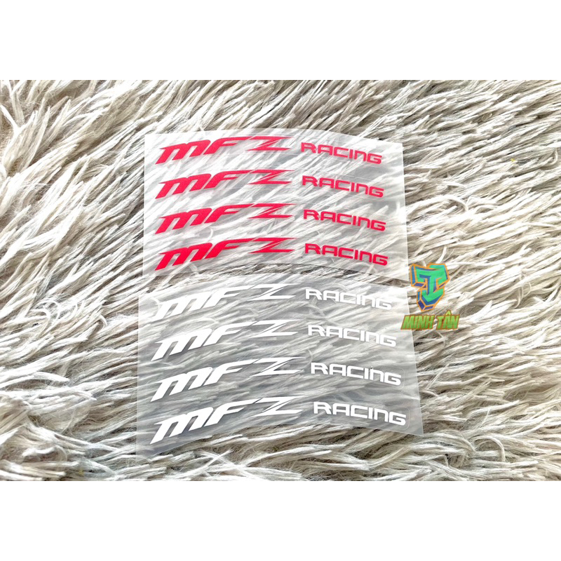 MFZ rim stickers with clear background, embossed UV printed stamps (1 ...