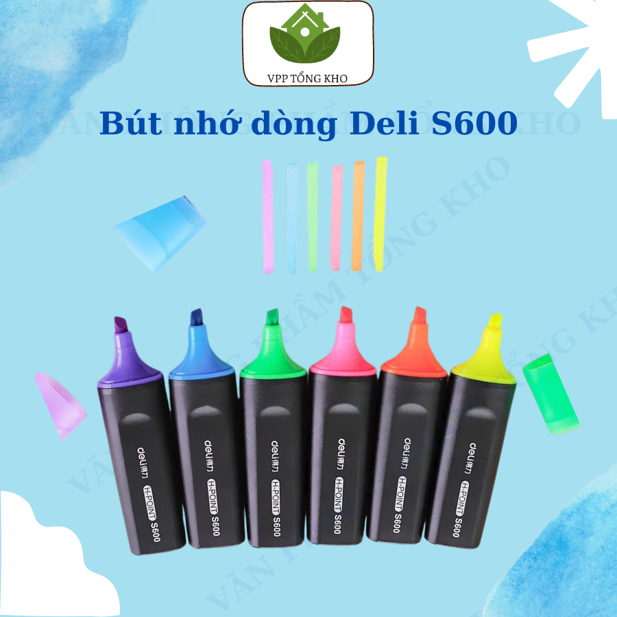 Deli S600 Series Memory Pen, 4 Color Options, Polyethylene Pen Tip ...