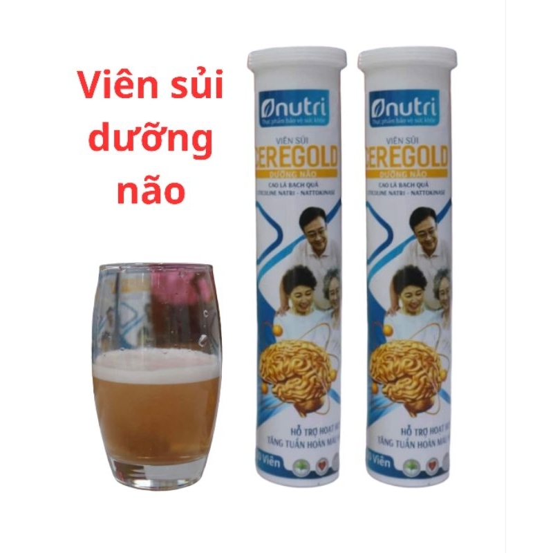 Ceregold brain nourishing effervescent tablets, supports blood ...