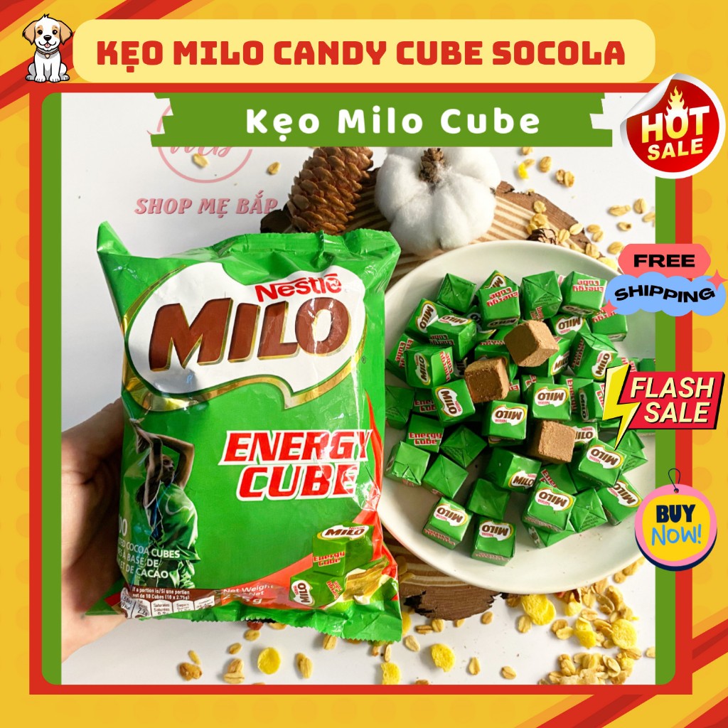 50 fragrant and fatty MiLo chocolate candies, MiLo Candy, Childhood ...