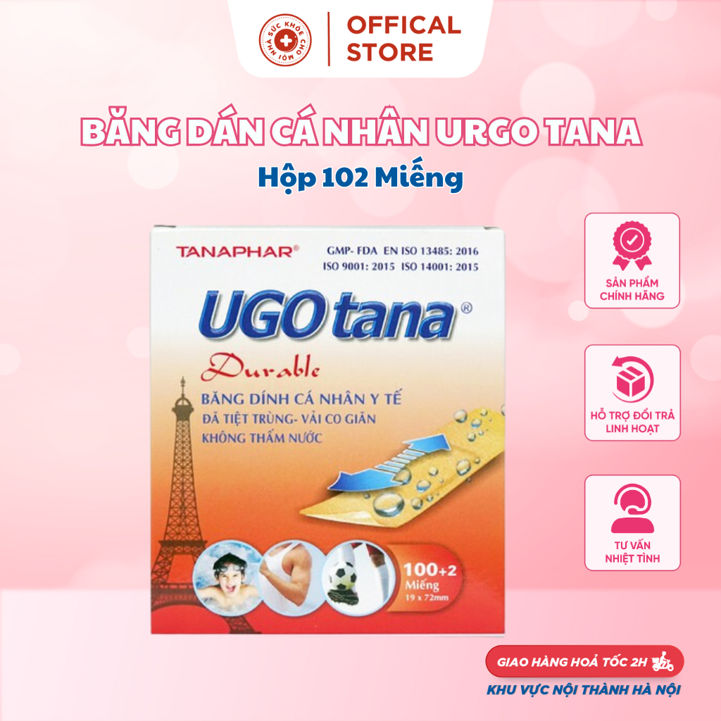 Urgo Tana Band-Aid - Supports the protection of small wounds, scratches ...