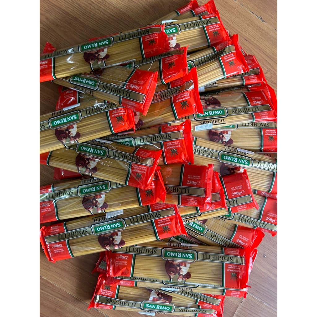 Combo 5 PACKAGES OF SANREMO spaghetti 250GR - Delicious and chewy ...