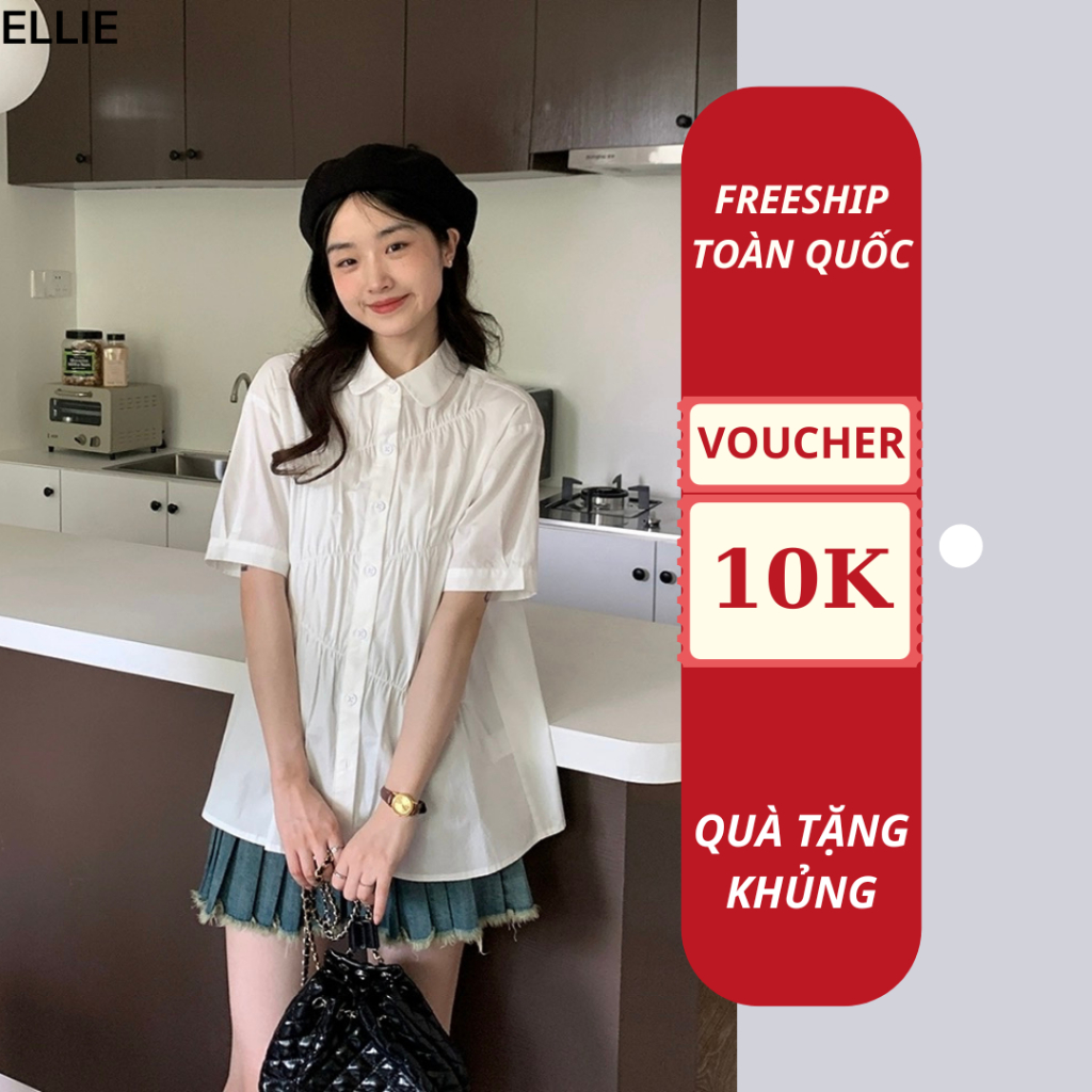 Shirt short sleeve, pretty lady ellie 2024 | Shopee Malaysia