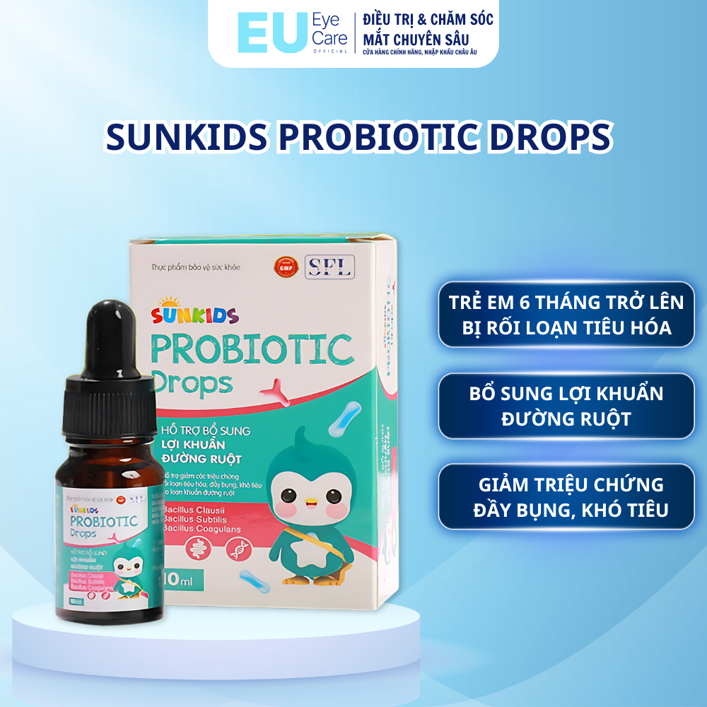 Sunkids PROBIOTIC DROPS Health Protection Food, Helps Balance ...