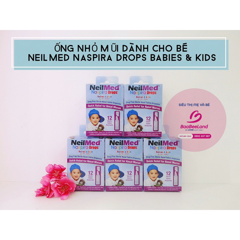 Neilmed 12-tube nasal Drops For Babies From 6 Months To Baabeeland ...