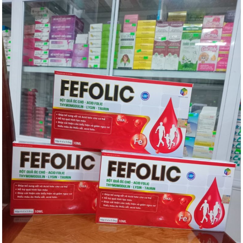 Combo 3 Fefolic Boxes - Helps Replenish Iron And folic acid For The ...