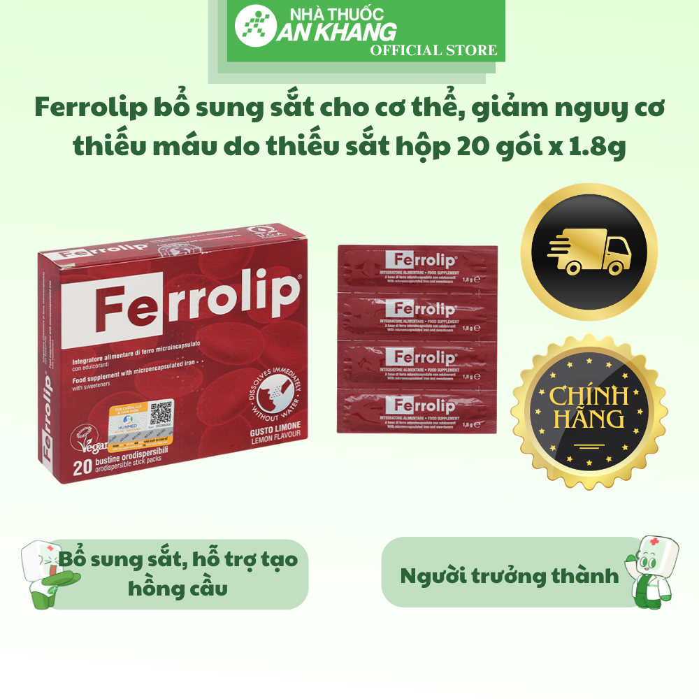 Ferrolip Iron Supplement For The Body, Reduce The Risk Of Anemia Caused ...