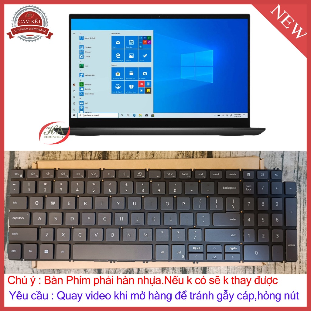 Dell Inspiron 7500 2-in-1 Black Keyboard | Shopee Malaysia