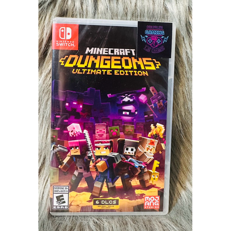 Minecraft Dungeons Ultimate Edition Nintendo Switch Game Tape (new ...