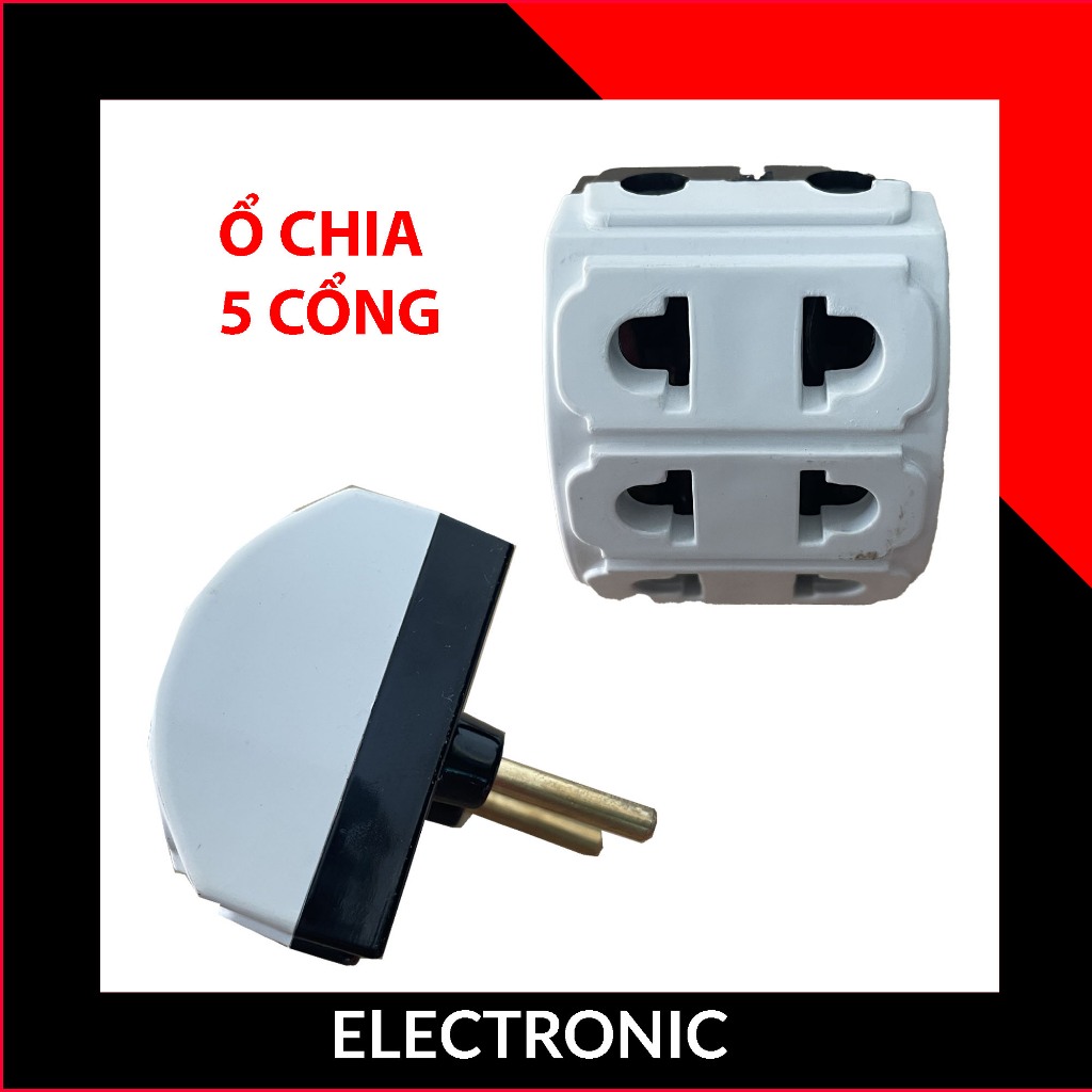Convenient 5-Pin Round-Pin Power Socket, Split Connector Socket ...
