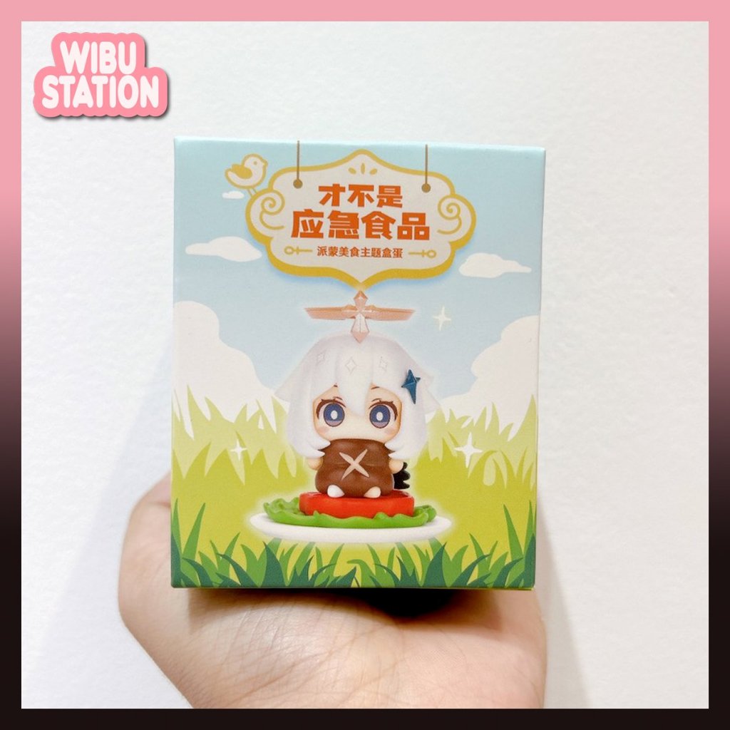 [WibuStation] Genshin Impact Paimon food Theme Character Model Box "It ...