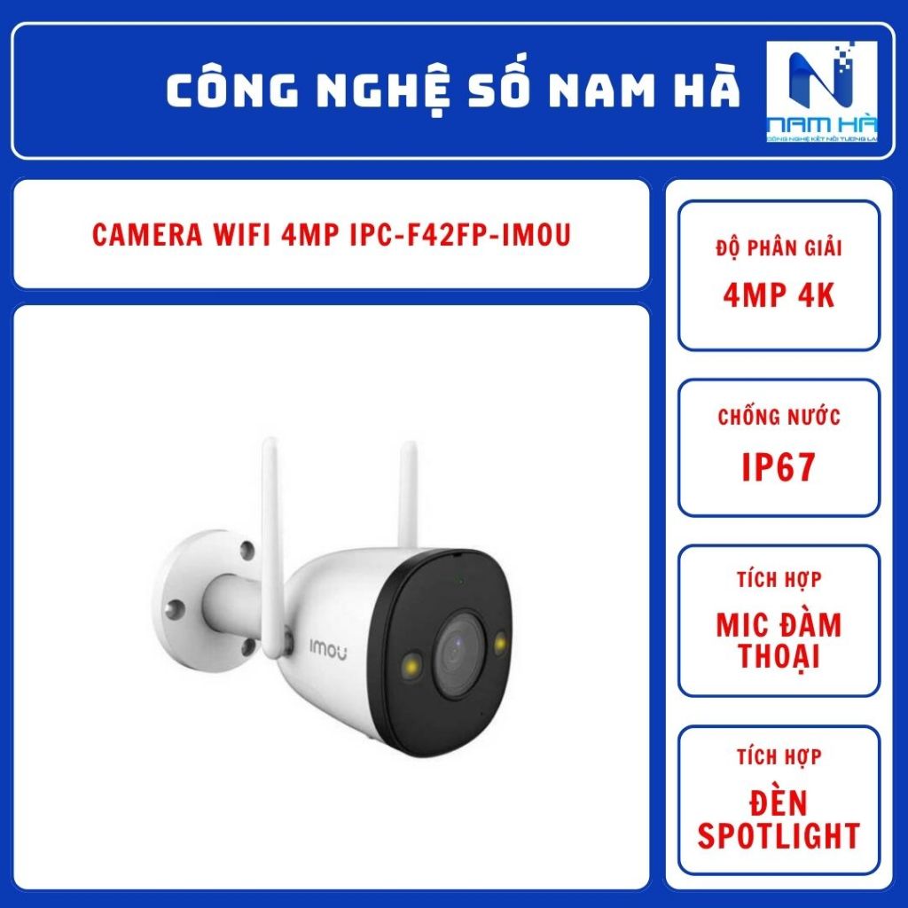 4mp IPC-F42FP-IMOU Wifi Camera With Built-In Spotlight | Shopee Malaysia