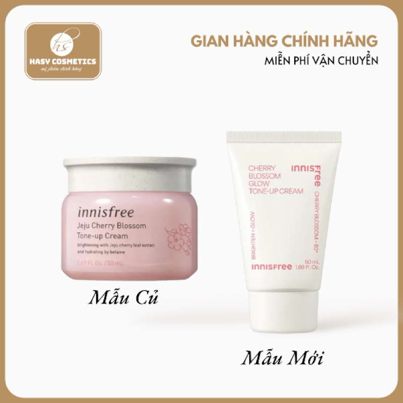 Innisfree Jeju Cherry Blossom Tone Up Cream Instant Whitening Cream ...