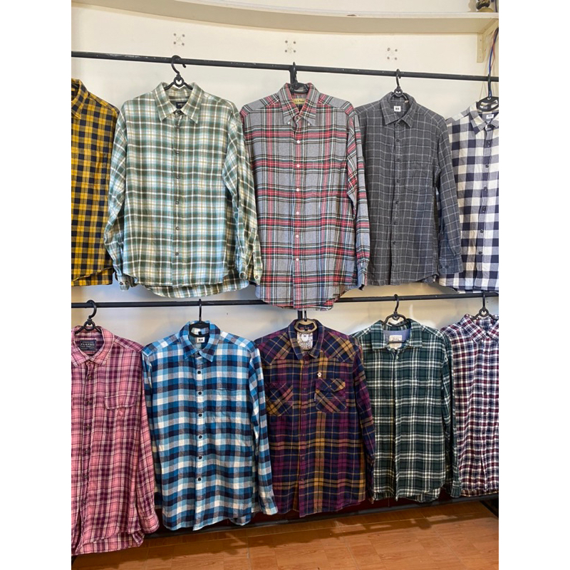 Genuine BRAND FLANNEL SHIRT (5 models) - 2Hand Brand | Shopee Malaysia