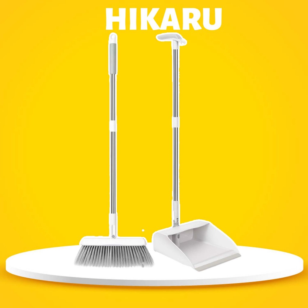 House Sweeper with Dust Collector (Automatic Folding) HIKARU Broom with ...