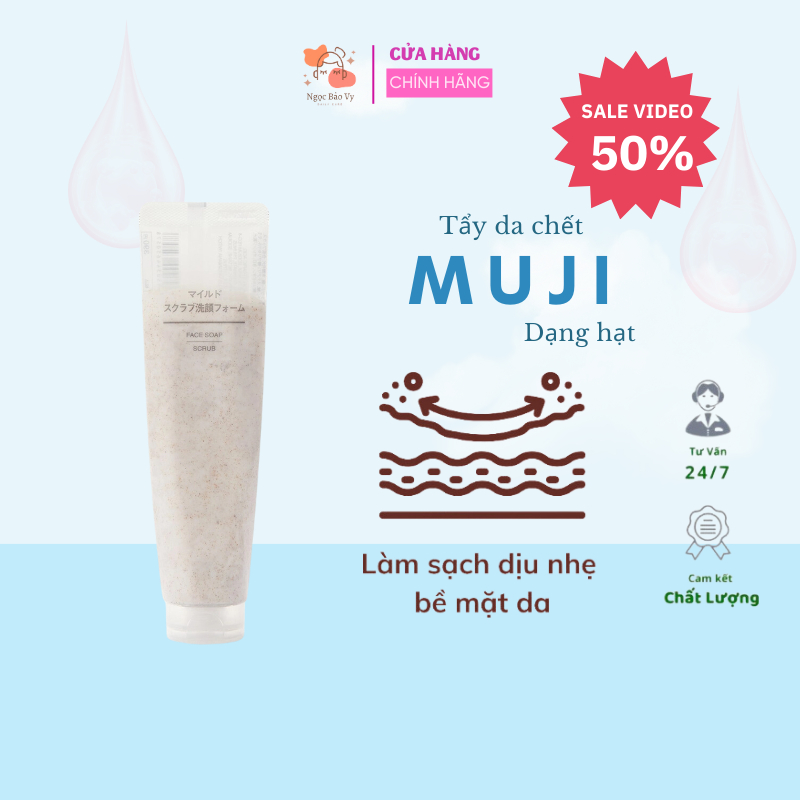 Muji Face Soap Scrub Smooths Skin 100g | Shopee Malaysia
