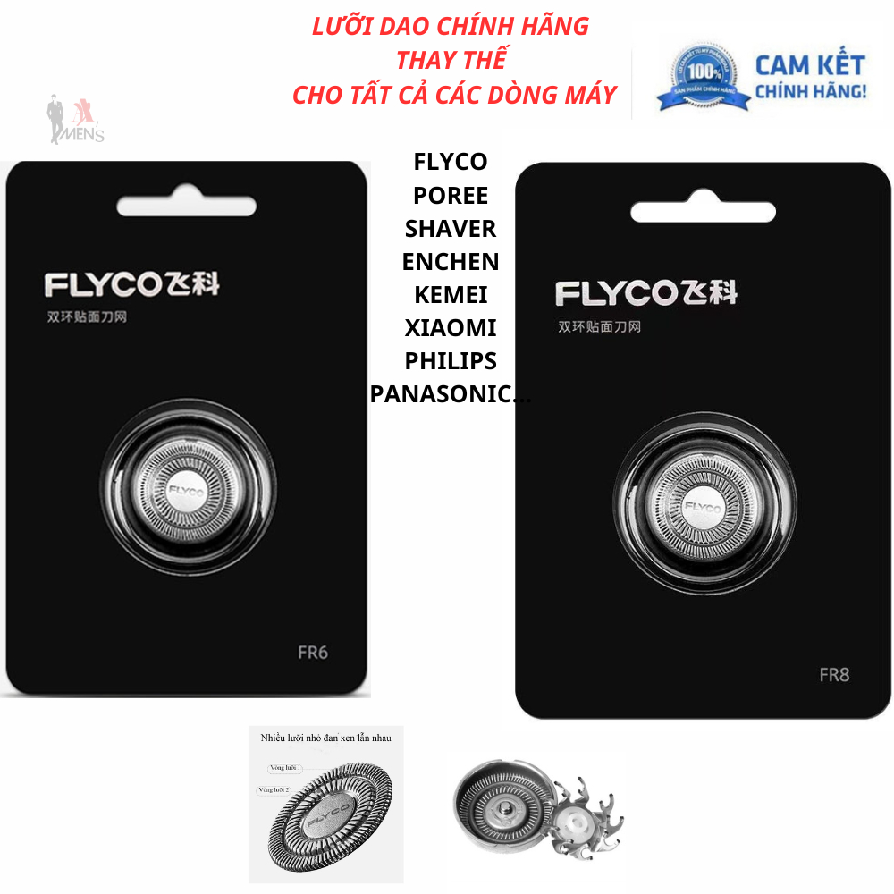 Fr6, FR8 shaver blades replace all POREE, FLYCO models... | Shopee Malaysia