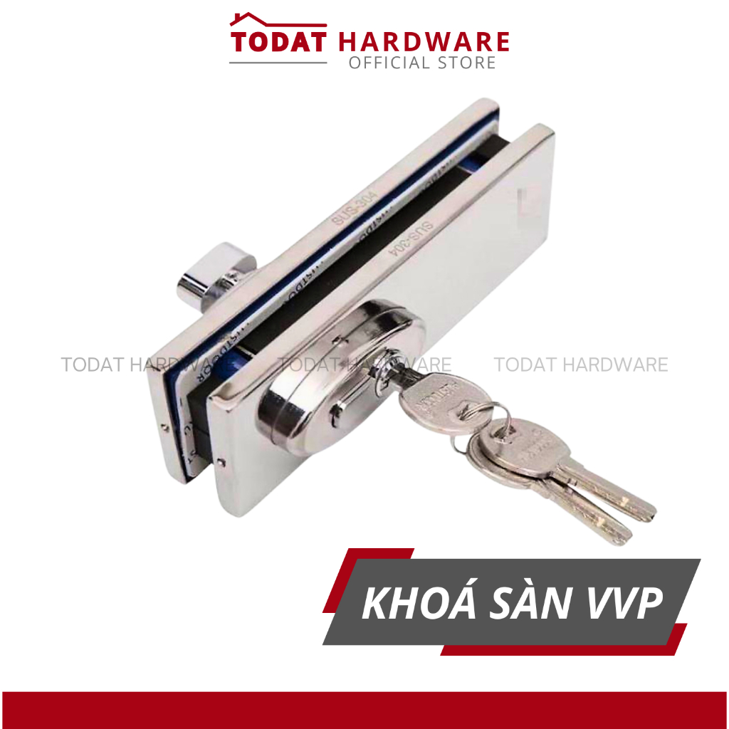 VVP Stainless Steel FL50 FLOOR HINGES GLASS DOOR LOCK - Tempered glass ...