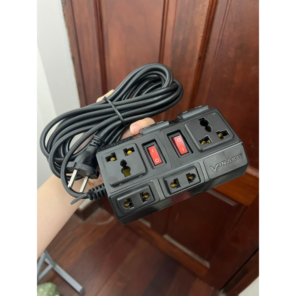 6-way socket DN/K2- 10A 250V wire length 3m/5m | Shopee Malaysia