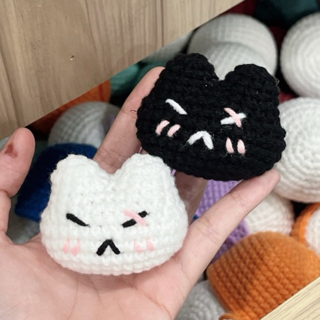 Bunny Wool Key Chain With Scar Face (Real Photo) | Shopee Malaysia