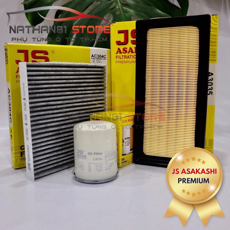 [Combo] 3 Filters JS Asakashi For Xpander 1.5 2017-2024. Engine Air ...
