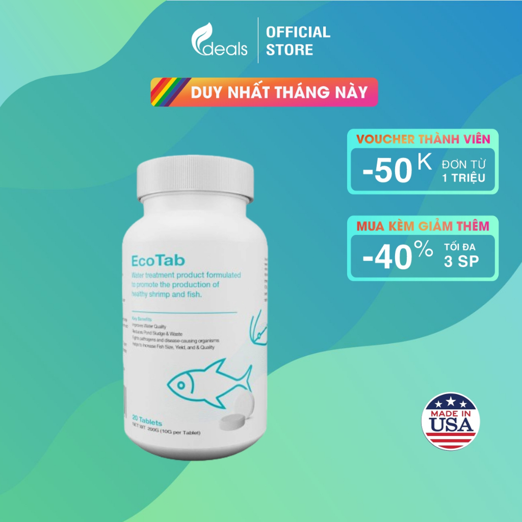 Eco Tab Probiotics - Probiotics to Treat Mud at the Bottom of Shrimp ...
