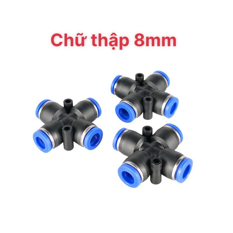 T-connector + 8mm plastic pipe connection for misting system | Shopee ...