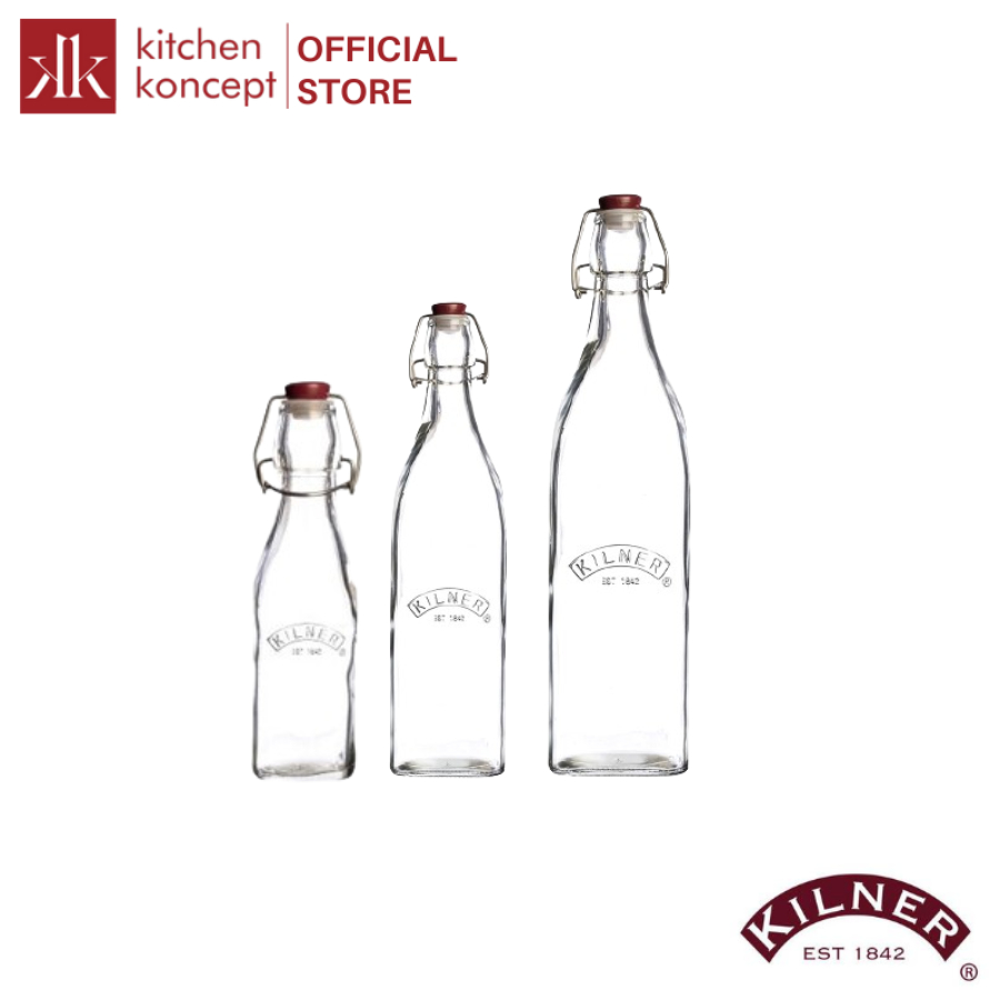 Kilder - Square glass bottles - many sizes | Shopee Malaysia