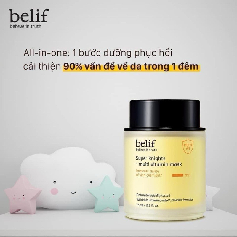 Belif Super Knight Multi Vitamin Brightening Sleeping Mask 75ml ...