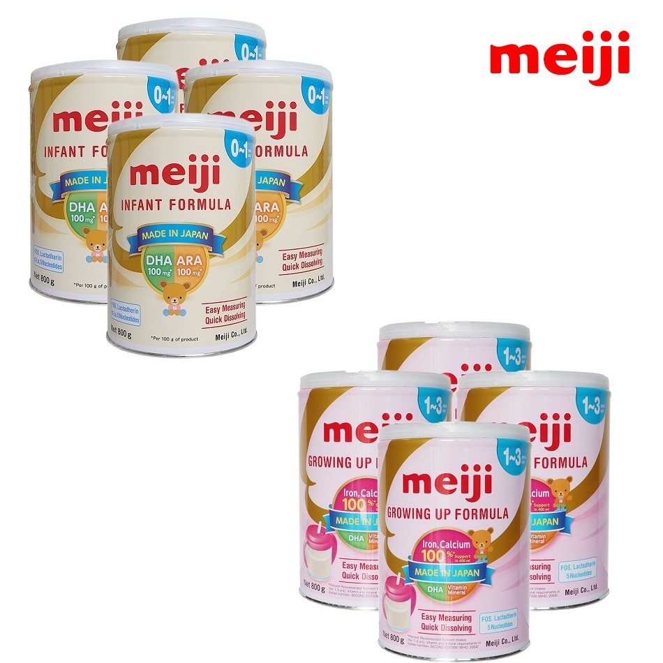 Combo of 4 Cans of Imported meiji Milk 800g (New Date 2026) | Shopee ...