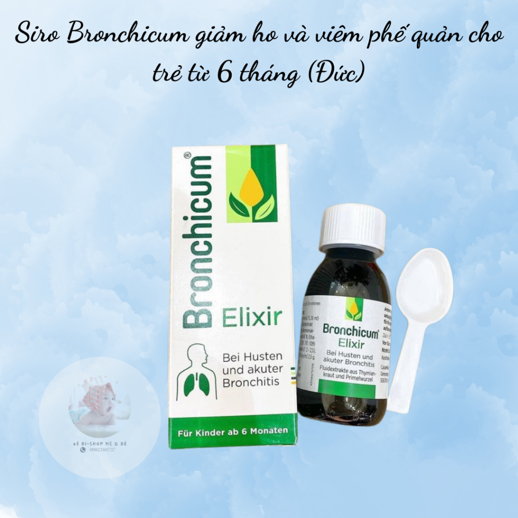Bronchicum syrup reduces cough and bronchitis for children from 6 ...