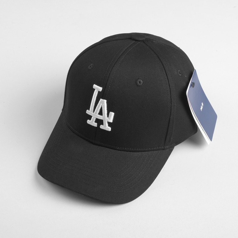 Meowist baseball cap, khaki fabric with LA Black logo, Korean Sports ...