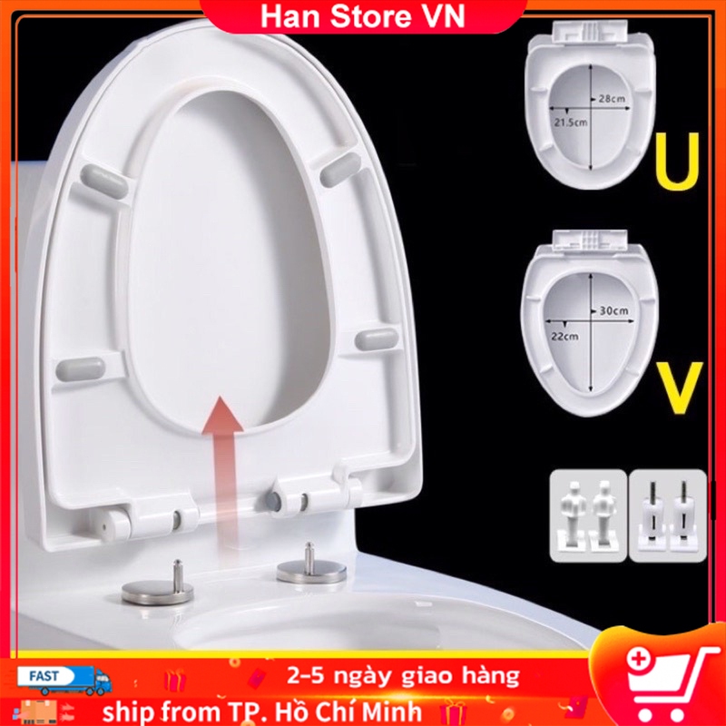 White Plastic Toilet Lid, Automatic Opening And Closing (Type 1 ...