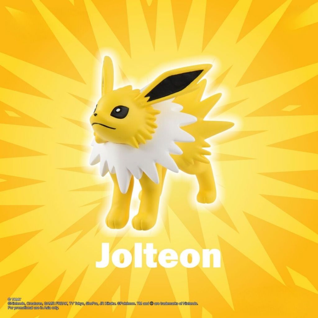 Pokemon Eevee electric evolution model Moncolle EX Jolteon 916581 ...