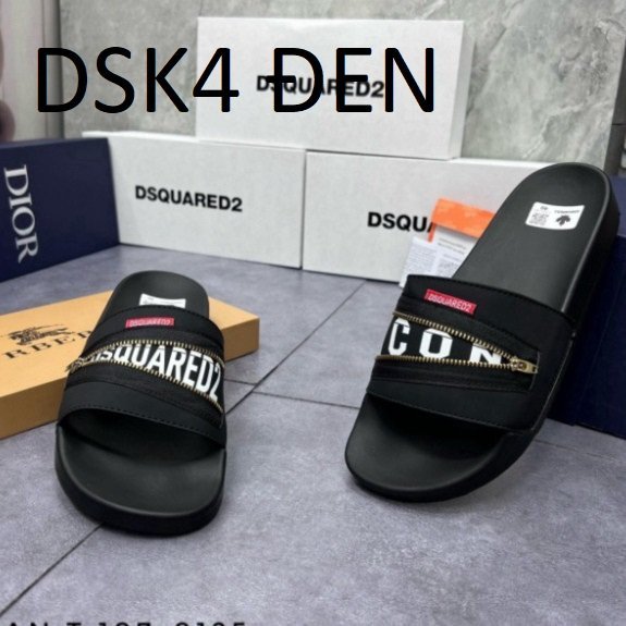 Dsq2 Icon Slippers With Horizontal Bands And Cross Buckles Super Cool ...
