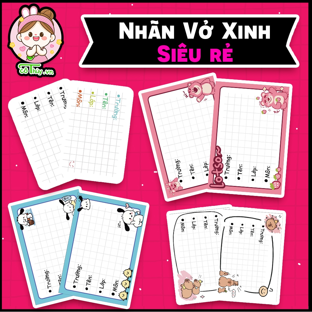 Set of 10 notebook labels, cute notebook labels, cute notebook labels ...