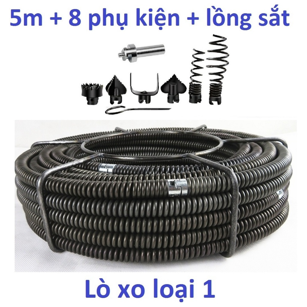 XO Drain cleaning spring wire set 5m non-16mm | Shopee Malaysia