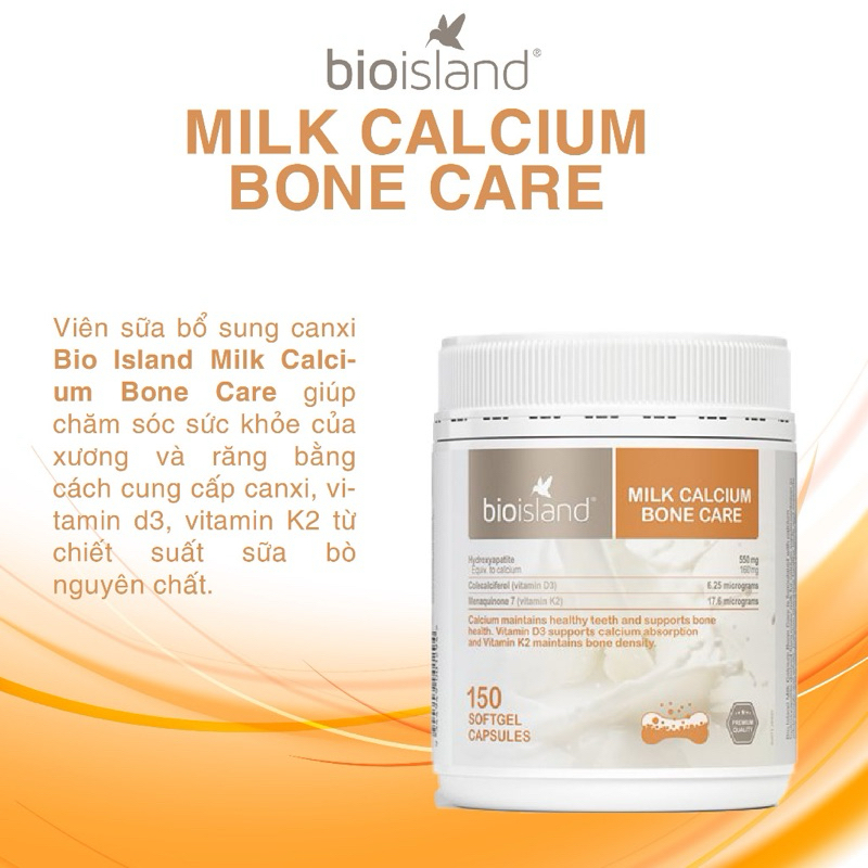 Bioisland Organic Milk Calcium Enhances Calcium For Pregnant Mothers To ...