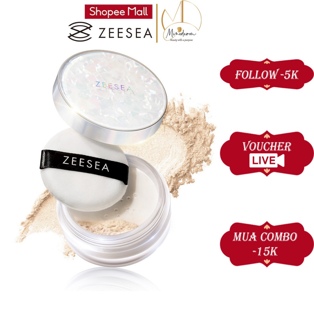 ZEESEA Zeeesea Gentle Soft, Soft, Long-Lasting Waterproof Oil-Alkaline Powder Coating 5 / 15g ...