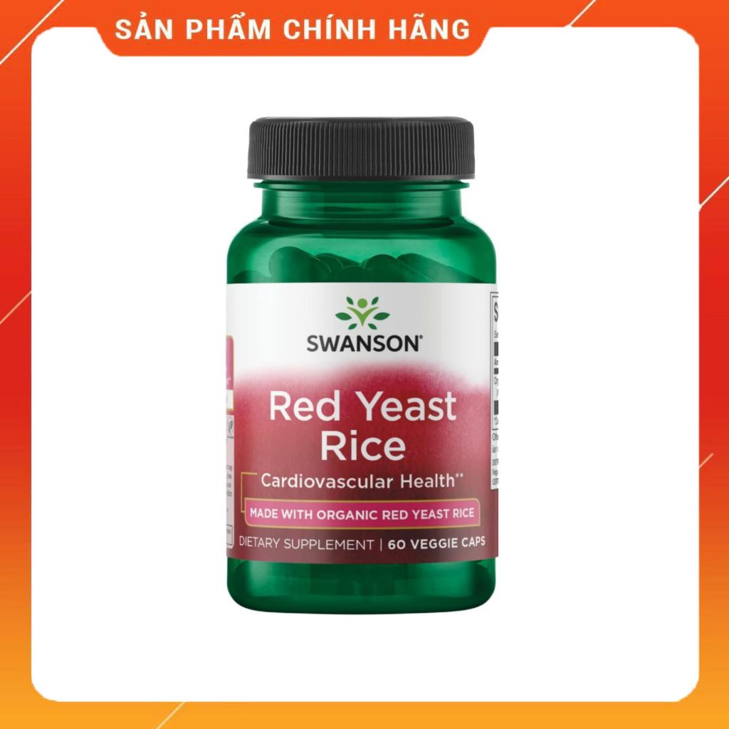 Swanson RED YEAST RICE pills, 60 pills, Supports healthy blood lipid ...