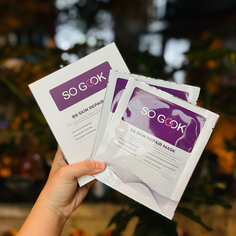[Genuine] So GOOK-B9 Mask moisturizes, soothes, restores and plumps ...
