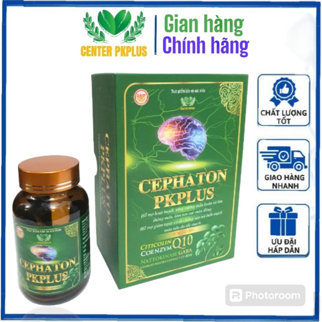 Cephaton Pkplus Cerebral Supplement Center Box Of 30 Tablets - Helps ...