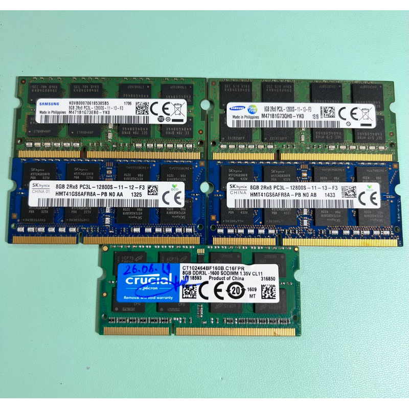 Laptop Ram 8G DDR3L Bus 1600 Beautiful, Genuine Unpacked | Shopee Malaysia
